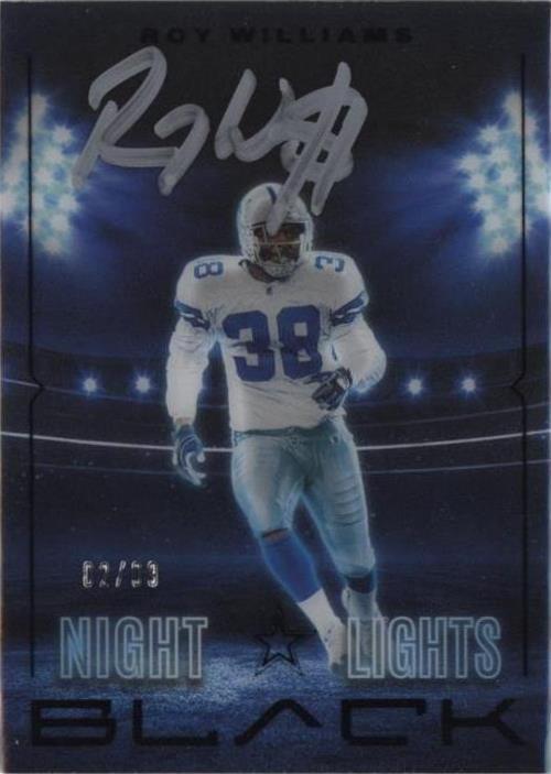 2024 Panini Black - Night Lights Signatures Roy Williams #NLS-RWS Royal ...