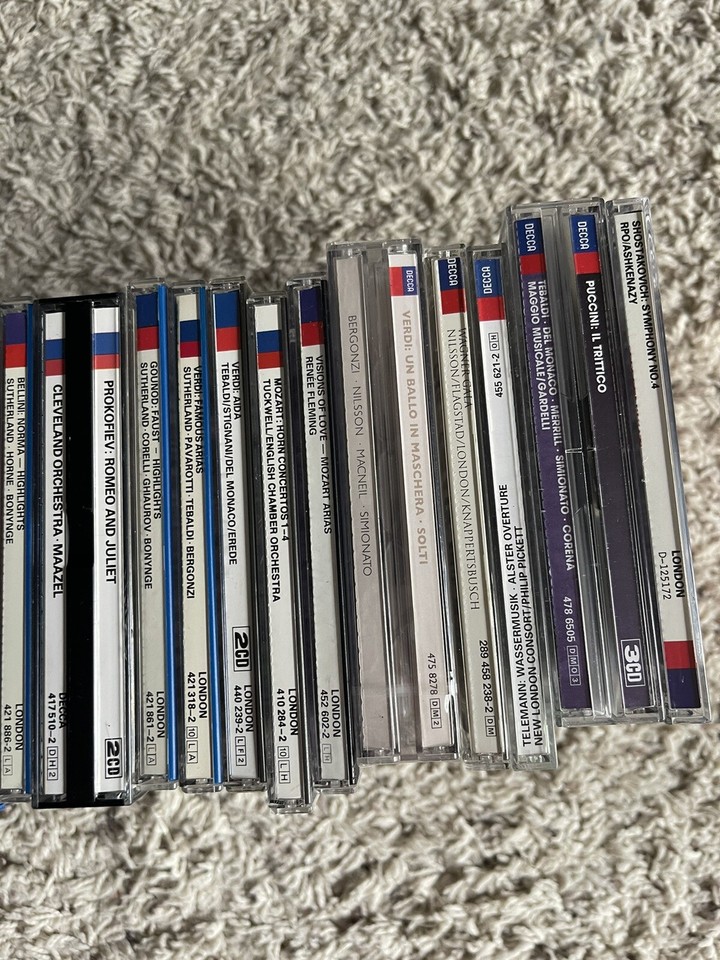 Lot 21 CLASSICAL CD's - LONDON DECCA - Opera, Wager, Mozart+ VERY CLEAN ...