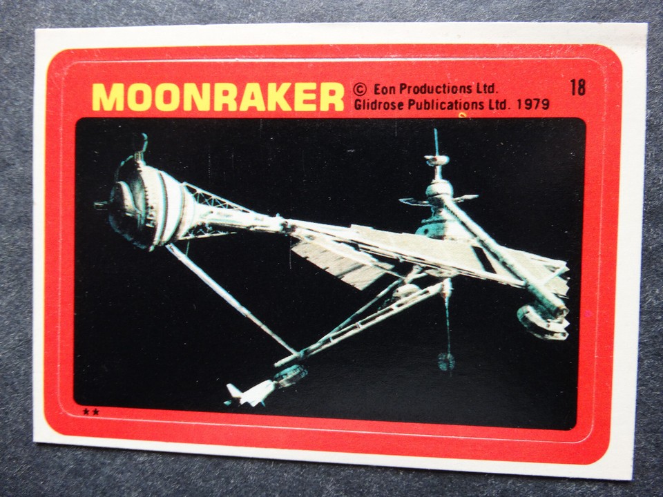 1979 Topps James Bond Moonraker Movie Sticker Card Complete Your Set U ...