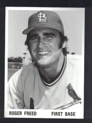 Roger freed St. Louis Cardinals 5x7 Vintage Team Issued Photo BK1 | eBay