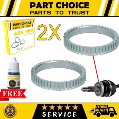 2X FRONT ABS RELUCTOR SENSOR RING Fits KIA SPORTAGE MK4 HYUNDAY TUCSON ...