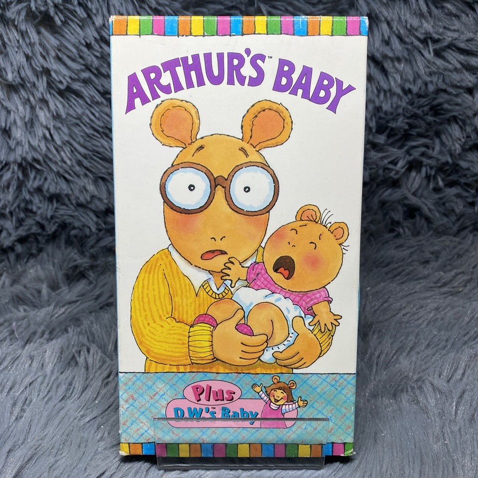 Arthur Arthur's Baby & D.W.'s Baby VHS 1997 PBS Kids Animated Video ...
