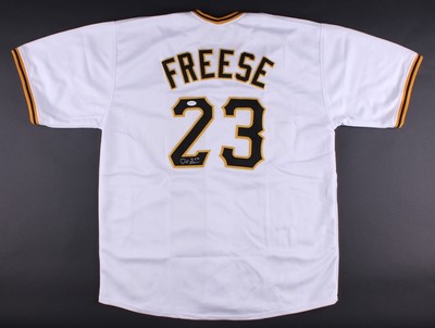 David Freese Signed Pirates White Jersey (TSE Hologram) World Series ...
