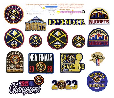 DENVER-NuggetBasketball Sport Patches Logo (Select options) Thai by ...