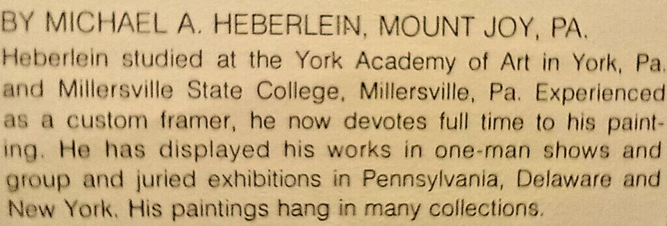 Michael Heberlein-Evening Homestead 12 x 16" MCM American Realistic ...
