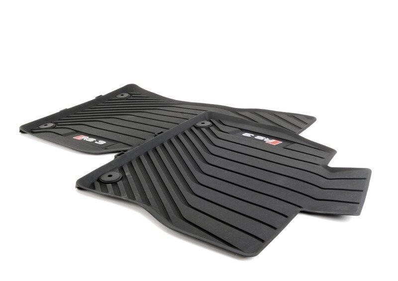 Audi RS3 Sportback 8V 2016 2017 All Weather Foot Mats Black Genuine ...