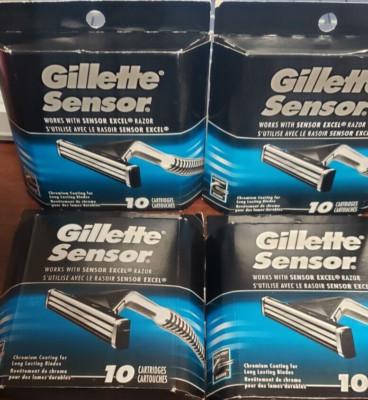 Gillette SENSOR razor blade refill for men 40 Cartridges - fits Excel ...
