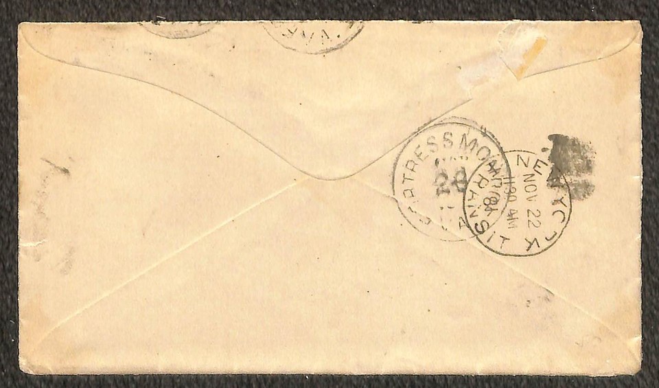 USA 184 STAMP WASHINGTON CONNECTICUT TO VIRGINIA 238D1 RPO FAST MAIL ...