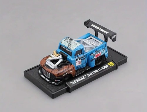 Muscle Machines OLD SMOKEY 1949 FORD F1 PICKUP Model #19 Series 4 1:64 ...