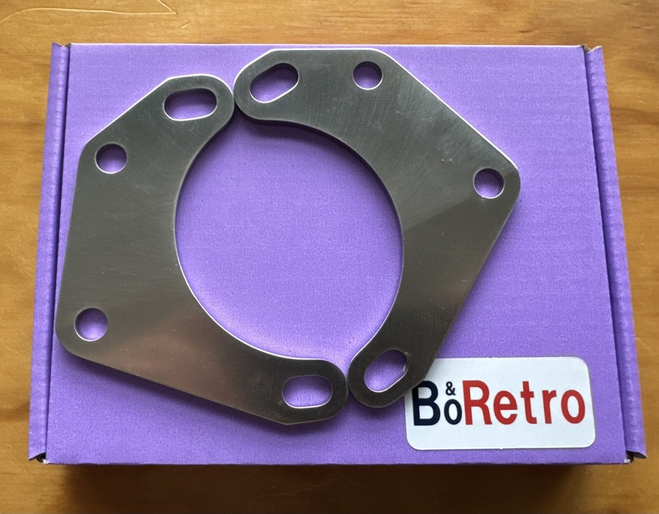 BSA BANTAM B175 rear MOUNT PLATES Engine STAINLESS STEEL 🇬🇧 UK made ...