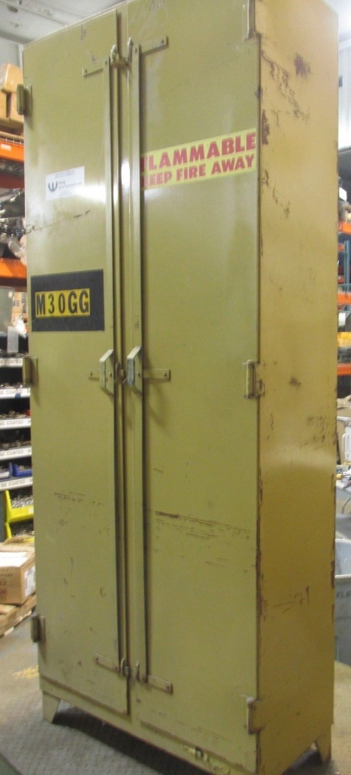 Flammable Cabinet Wilray Metal Fabricators Inc. Vintage Look 43437DN | eBay
