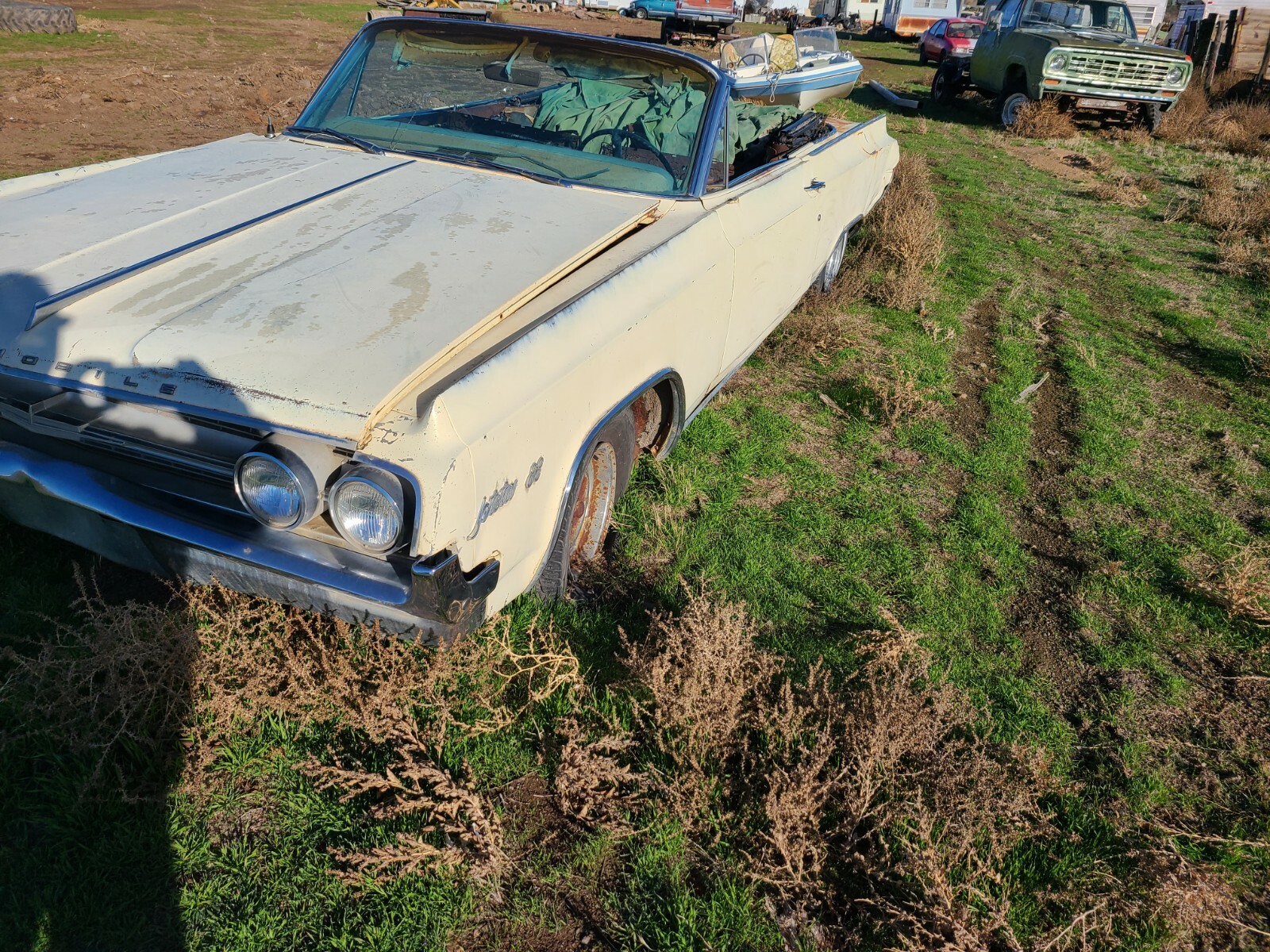 1964 Oldsmobile Jetstar 88 Convertible Quarter Panel Molding Passenger ...