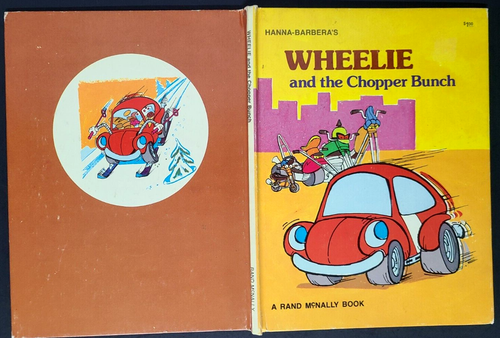 Vtg 1975 Hanna-Barbera's Wheelie and the Chopper Bunch Rand McNally ...
