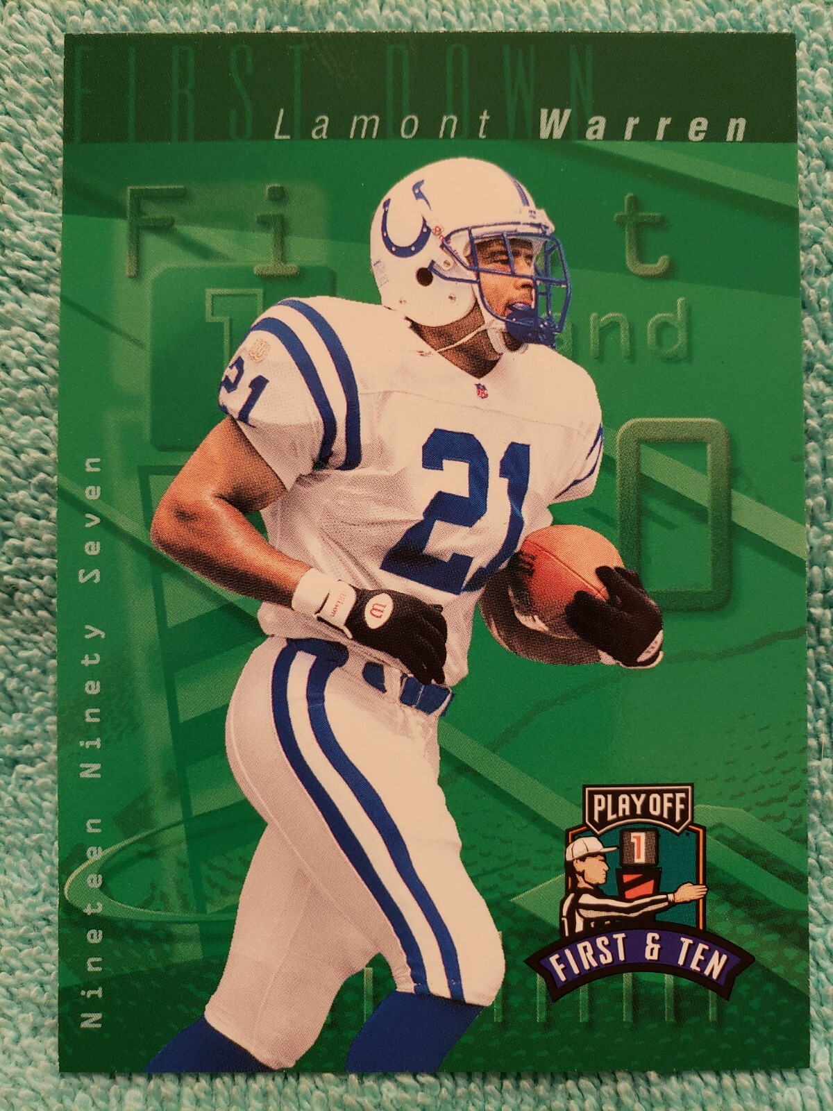 1997 Playoff First & Ten - #211 Lamont Warren for sale online | eBay