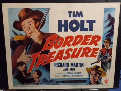 Title Card 1950 BORDER TREASURE Tim Holt Richard Martin Jane Nigh western | eBay