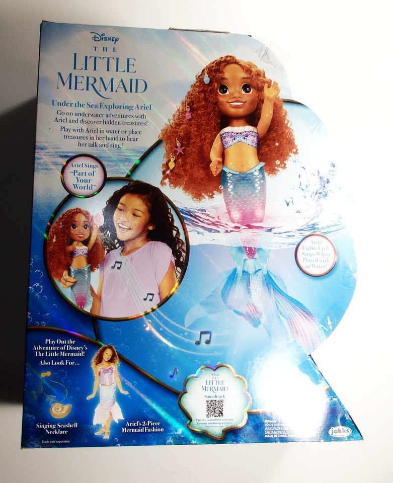 Disney The Little Mermaid Ariel Under The Sea Doll - With Accessories ...