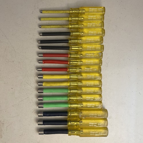 Snap-on Tools Mixed SAE Nut Driver Lot Of 17 | eBay