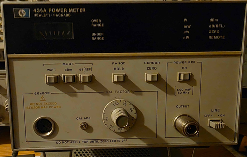HP Agilent 436A Power Meter Single Channel Tested & Working! | eBay