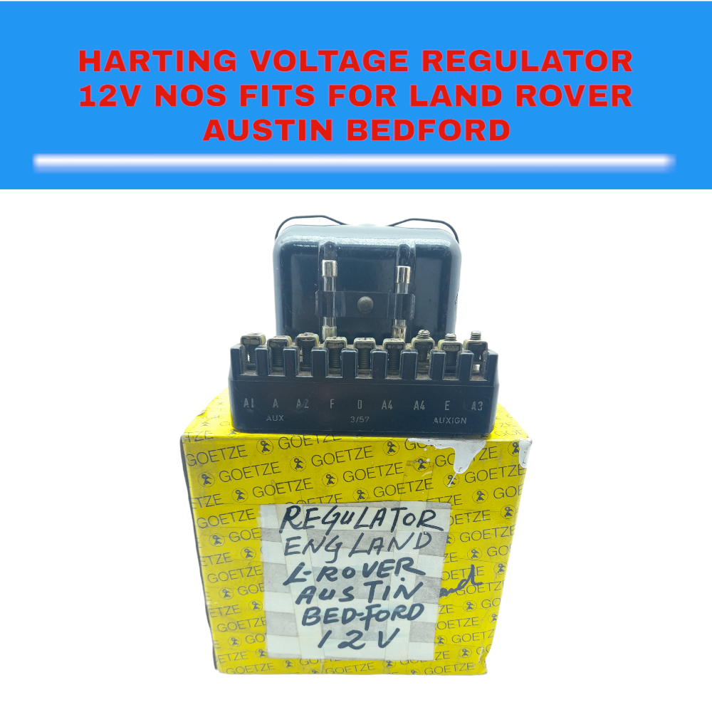Land Rover Austin Bedford Harting Voltage Regulator 12V NOS | eBay