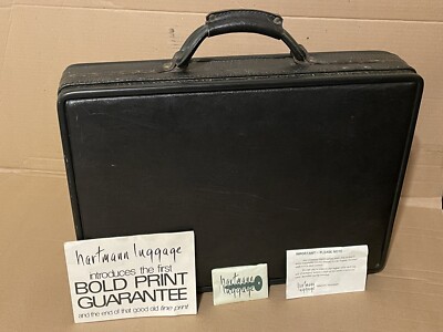 Vintage Hartmann Briefcase/Attaché Case w/ Locks & Unopened Key - Rare ...