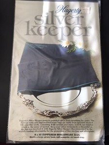 9" x 12" Zippered Silver Keeper Kitchen Dinnerware Storage Organizer ...