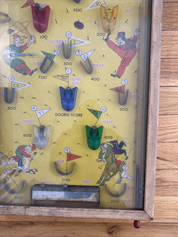 Vintage 1950s Pinball Game 5-in-1 ELECTRIC POOSH-M-UP "Big Five" | eBay