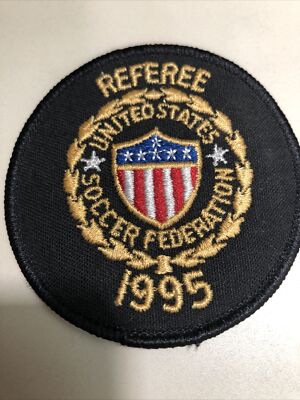 Vtg 1995 United States Soccer Federation Referee Cloth Patch | eBay
