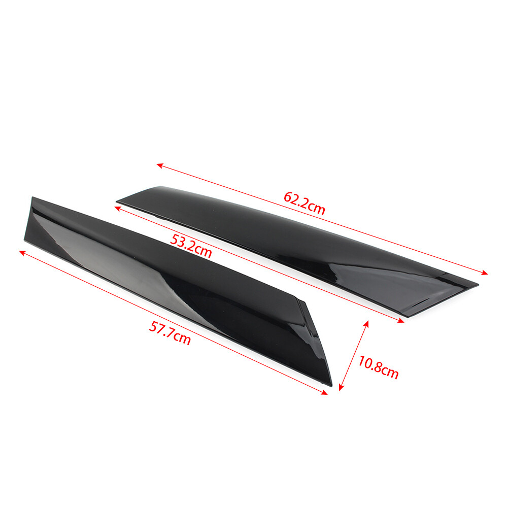 Glossy Black Car Front Side Windshield A Pillar Trim For Mini Cooper ...