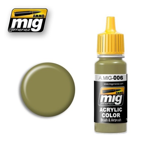 Peinture Mig Jimenez Authentique Colors A.MIG-0006 Ral 7008 Graugrün ...