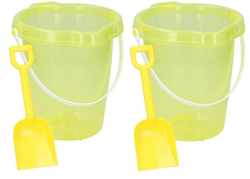 Bucket and Spade Holiday Seaside Beach Bucket Garden Sand Pit Toy ...