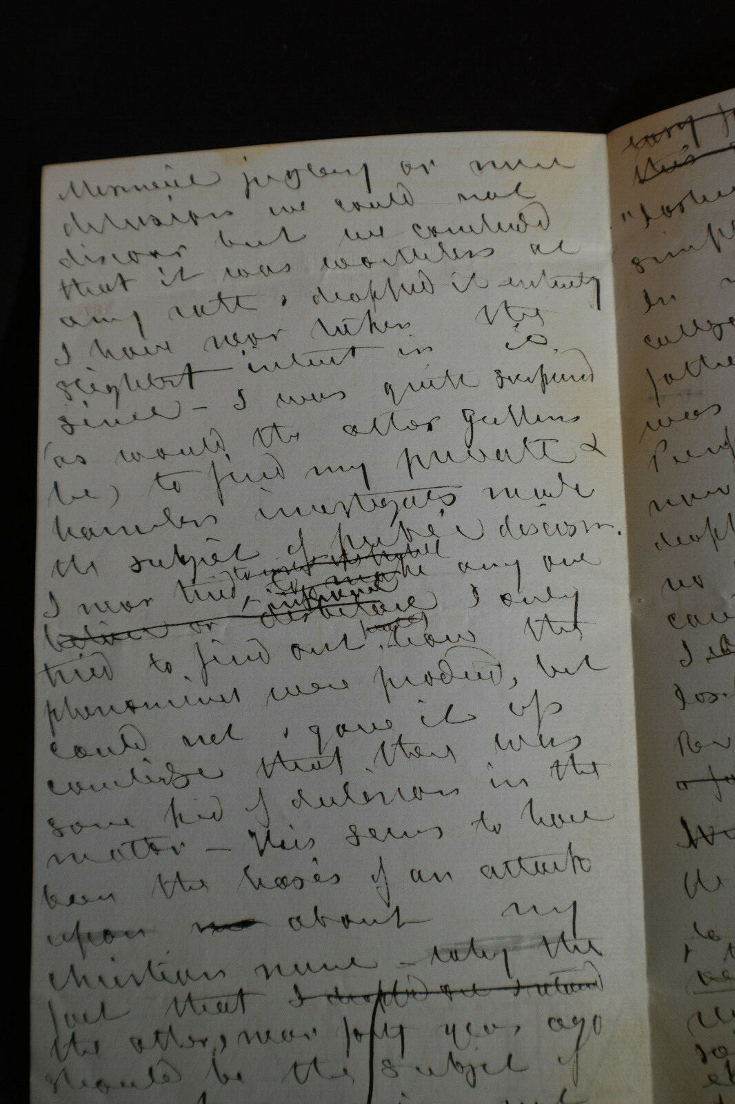 1871 Edwards Pierrepont Rough Copy Letter to | Grelly USA