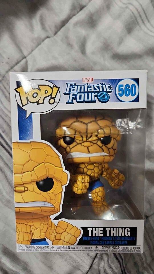 Marvel Fantastic Four The Thing Funko Pop! Bobble-Head Figure. 560 | eBay