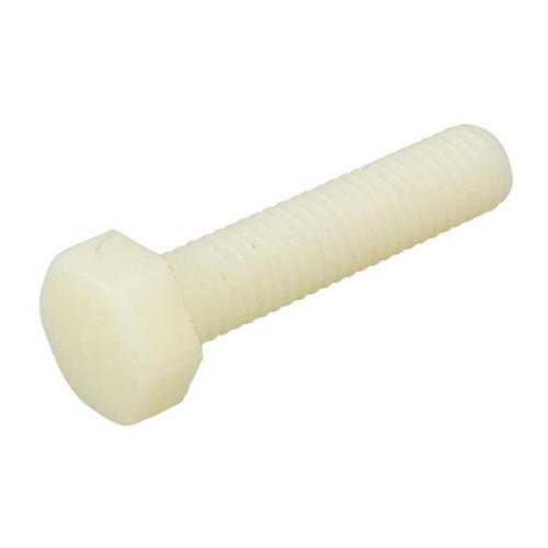 Pack of 30 Nylon M8 (8mm) x 50mm Metric Coarse Hex Set Screw Bolt DIN ...