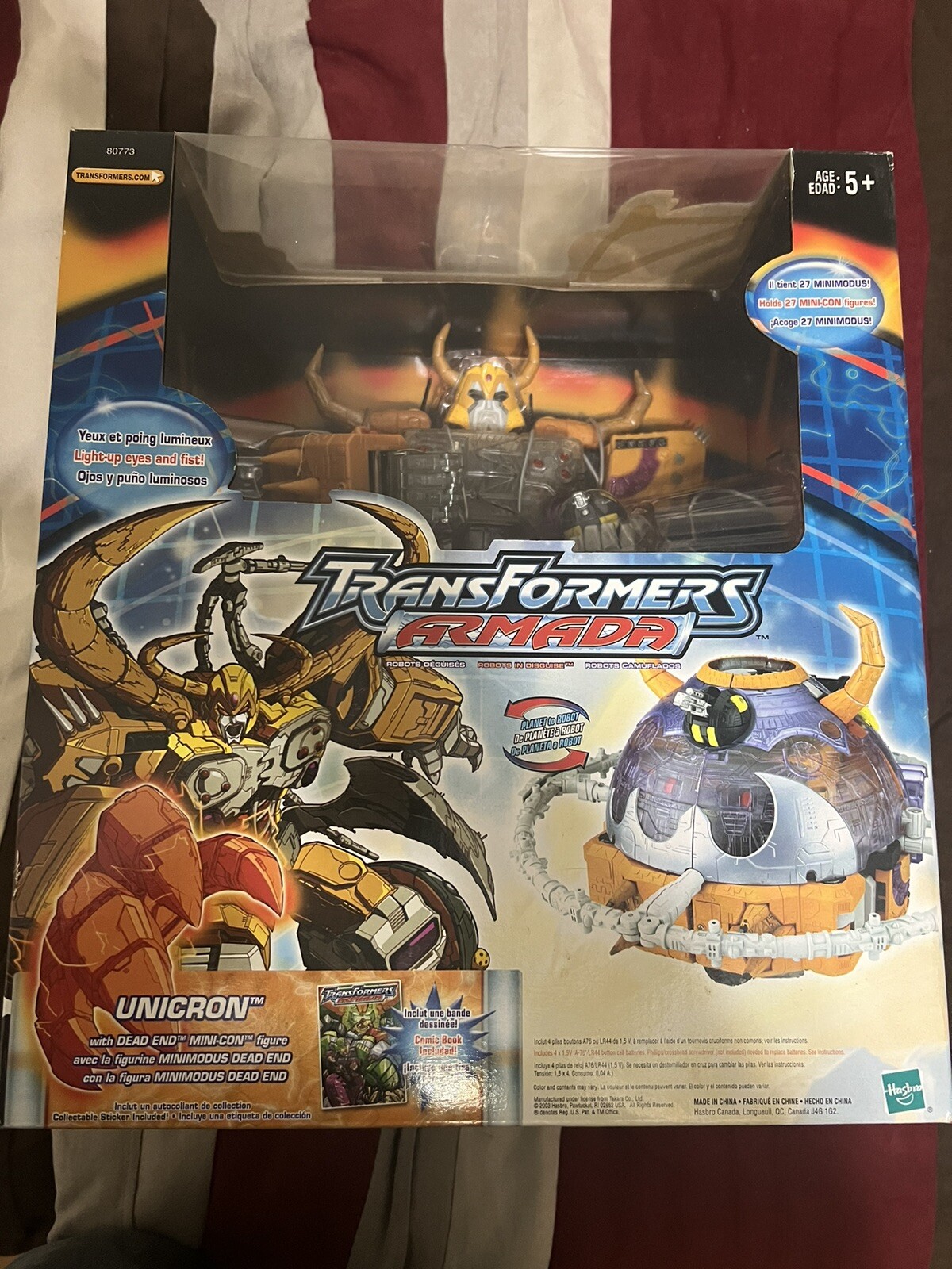 Hasbro Unicron W/ Dead End Mini Con Transformers Armada Action Figure ...