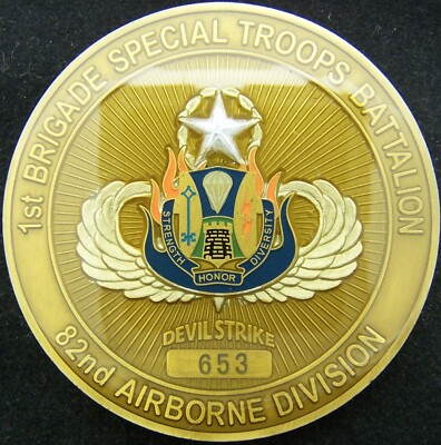 1st Brigade Special Troops Battalion Commander & CSM Serialized ...