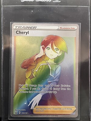 Cheryl 173/163 - Secret Rainbow Rare Full Art Battle Styles Pokemon ...