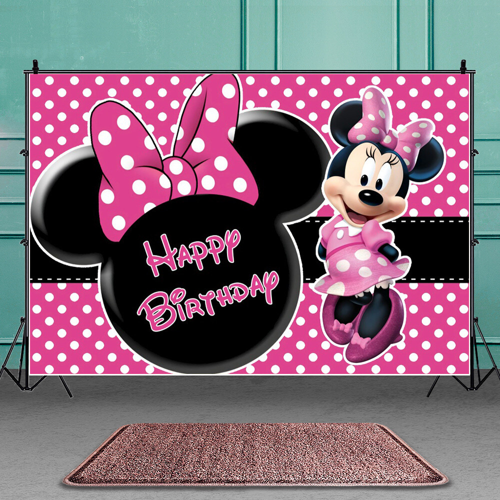 Minnie Mouse Birthday Background
