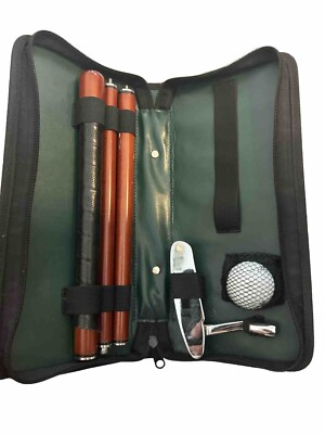 Portable Collapsible Practice Putter 3 Piece Golf Set w/Case NEW MINT ...
