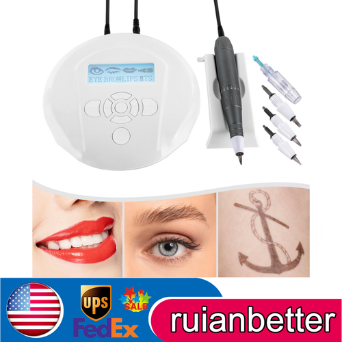 Permanent Makeup Machine Kits Tattoo Pen Gun Eyebrow Microblading with ...