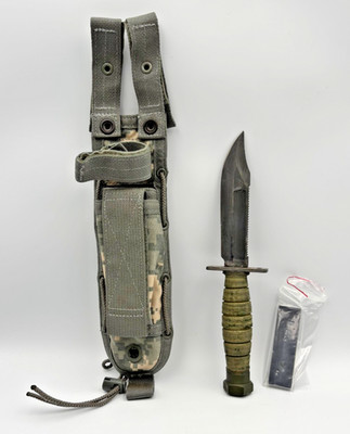 NOS Ontario 499 Pilot Survival Knife 2-80 Spec-Ops Sheath & Stone | eBay