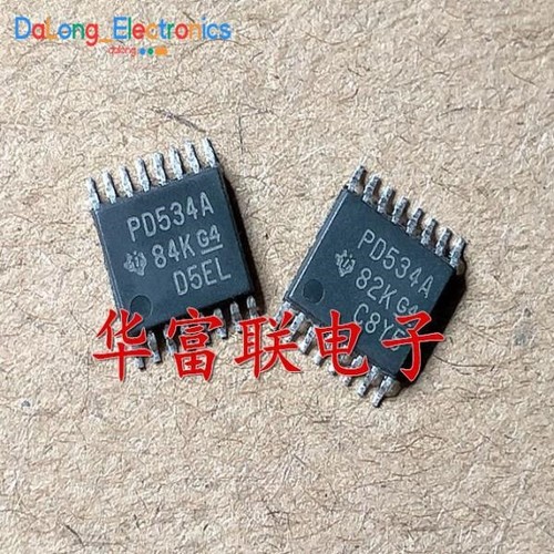 (5 Pcs)Interface-I/O Expander PCA9534APWR Silkscreen PD534A TSSOP-16 ...