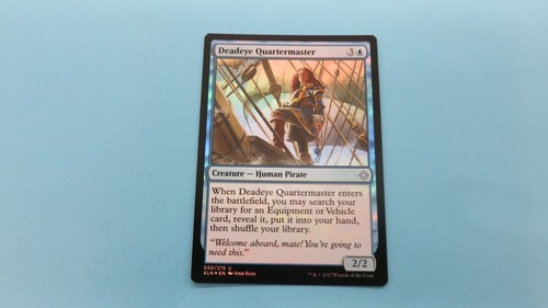 FOIL DEADEYE QUARTERMASTER HUMAN IXALAN MAGIC GATHERING MTG NM ...