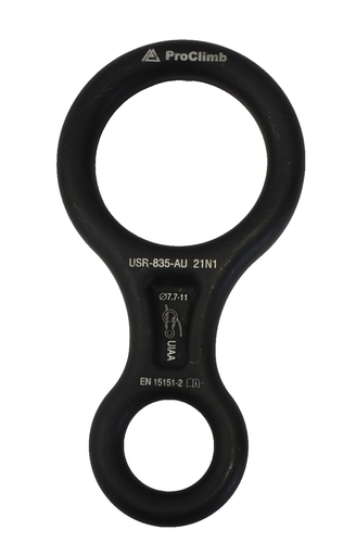 ProClimb USR-835-AU 35kN Fall Rescue Figure 8 Aluminum Descender ...