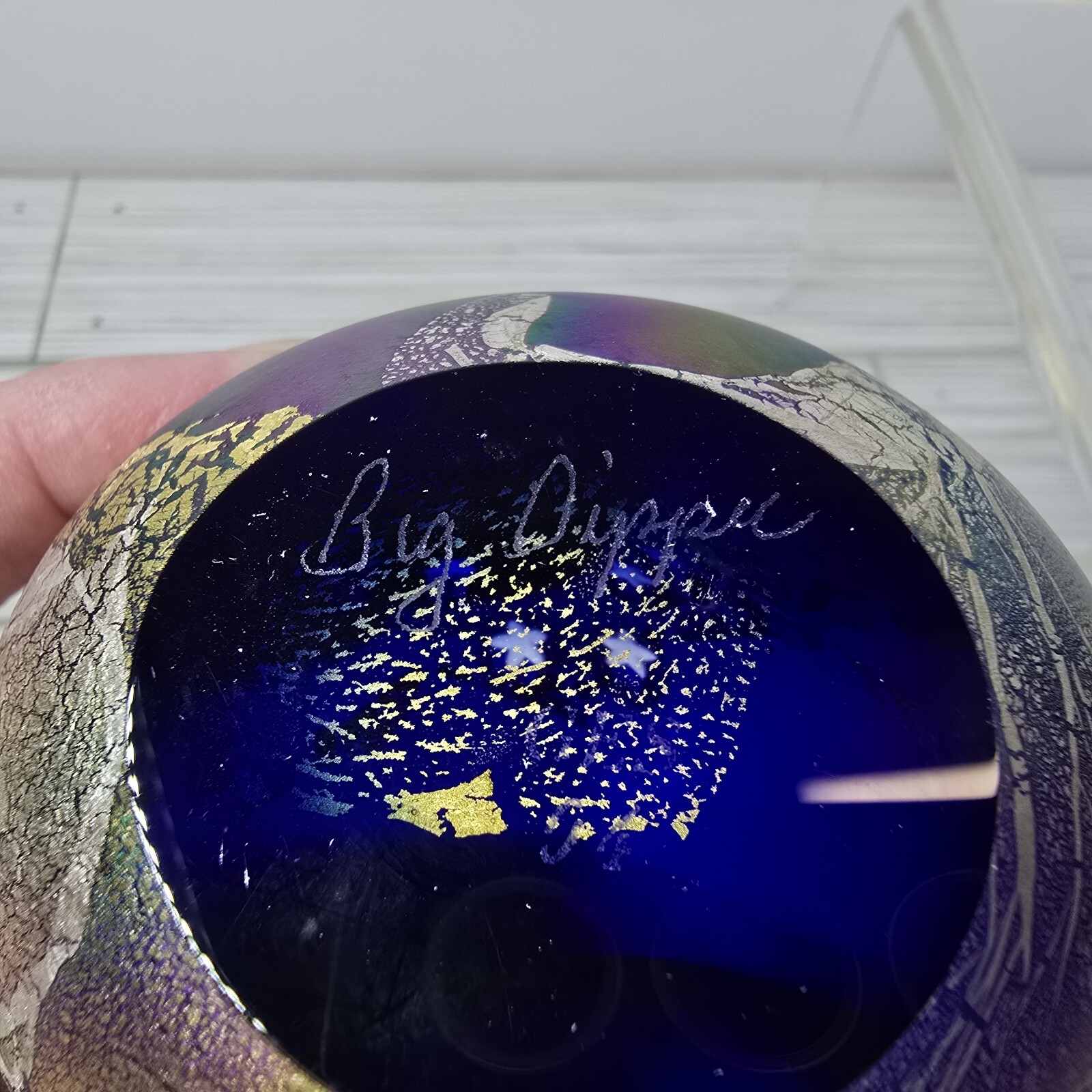 BIG DIPPER CELESTIAL PAPERWEIGHT HANDMADE BY GLASS EYE STUDIO GES ...