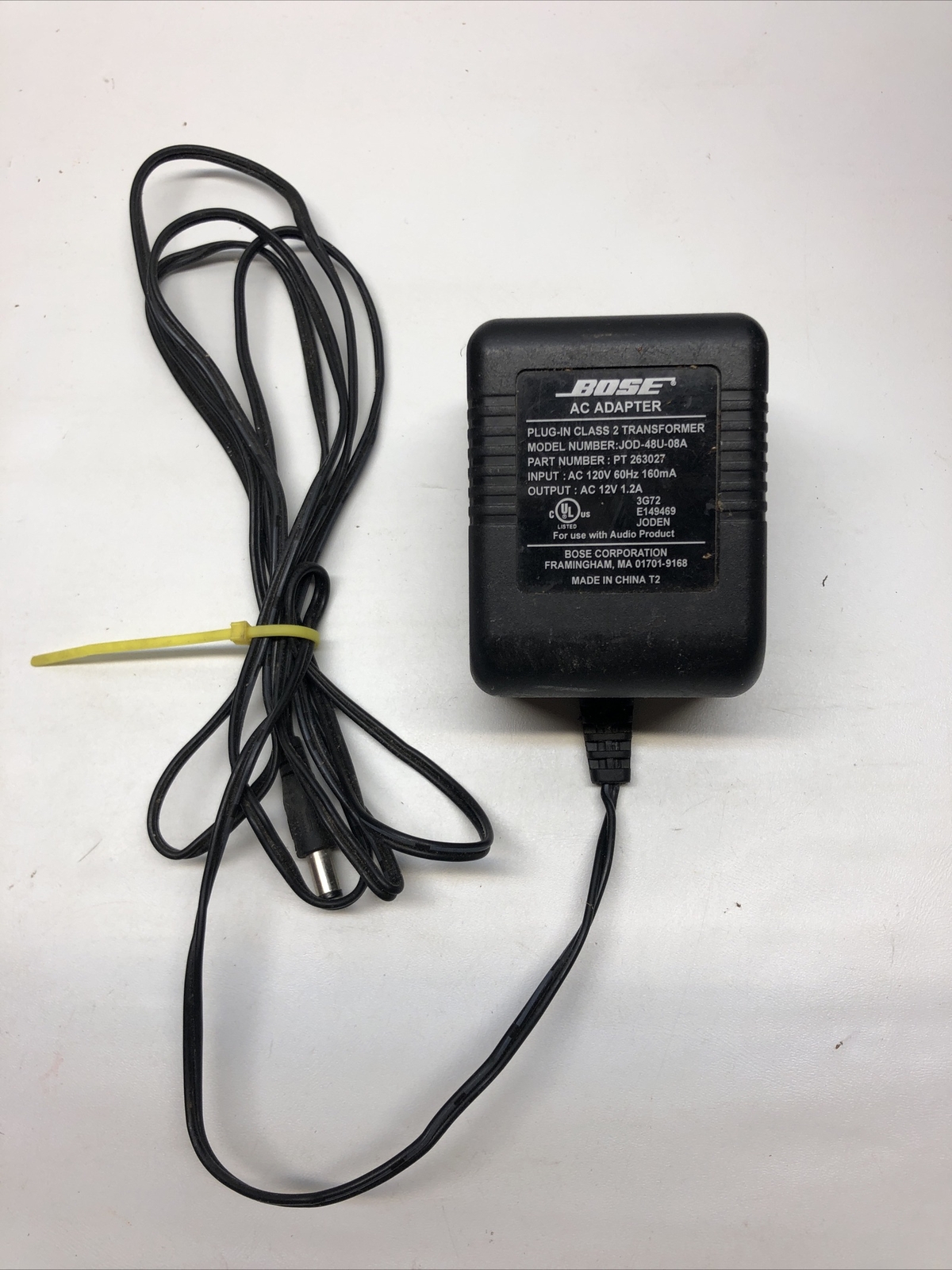 Genuine Bose Power Adapter for Companion 2 Series I & II 12V AC 1.2A ...