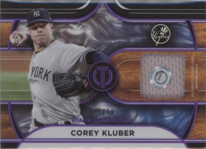 2022 Topps Tribute - Stamp of Approval Relics Corey Kluber #SOA-CK ...
