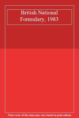 British National Formulary, 1983 | eBay