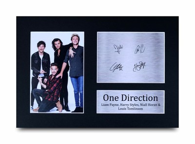 One Direction Signed A4 Framed Printed Autograph Print Music Poster ...