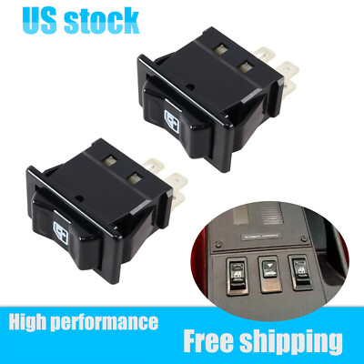 2 x Power Window Switch Black Fits 1982-1989 Chevy Camaro RS Z28 ...