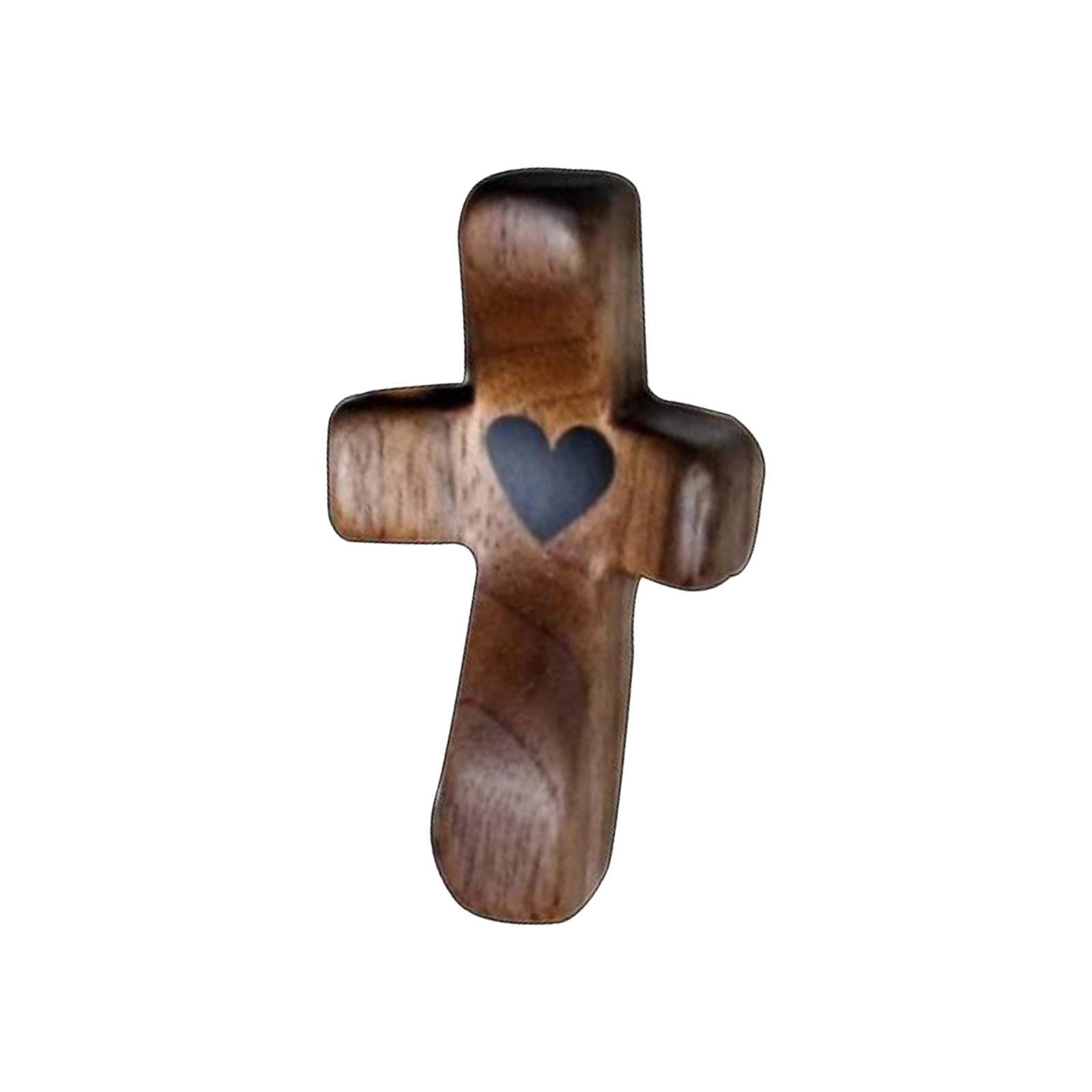 Handheld Wooden Cross Prayer Fine Encouragement Gift Clinging Cross ...